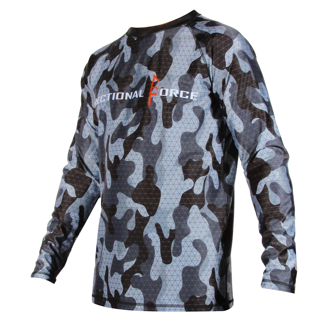 F5 Rash Guard Compression Top - Stealth Camo – Directional Force