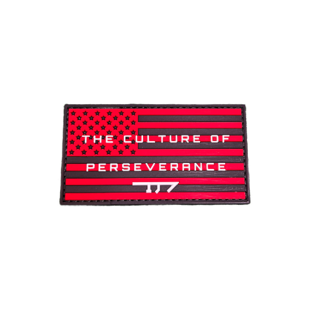 "Culture Of Perseverance" Red Patch – Directional Force